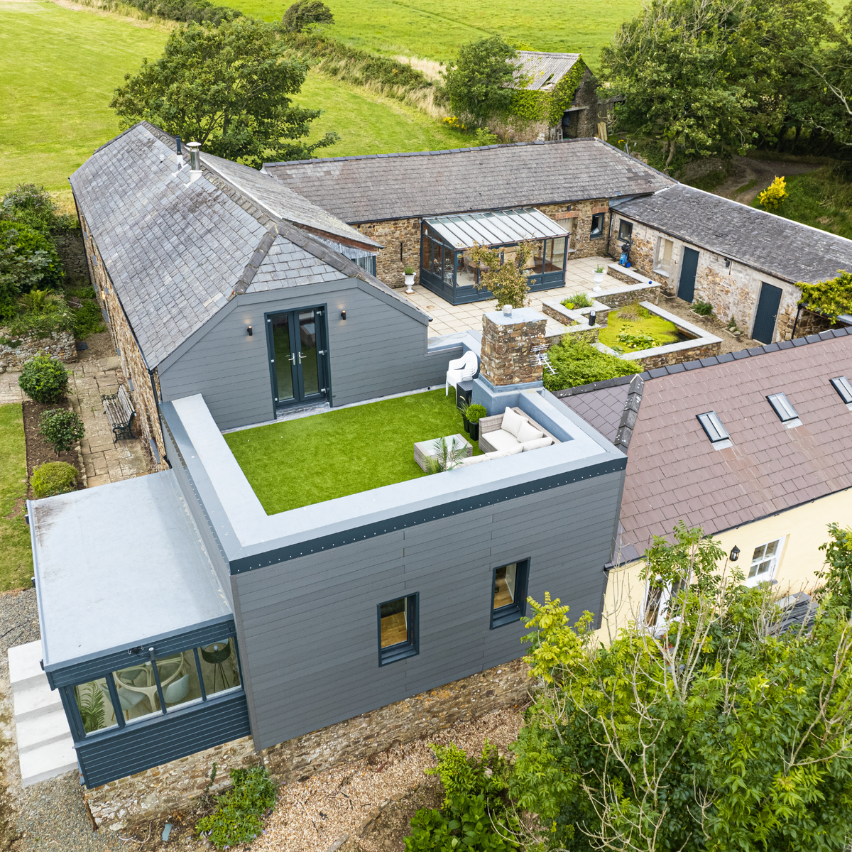 Stone Grey Composite Cladding Board - Explorer | EnviroBuild