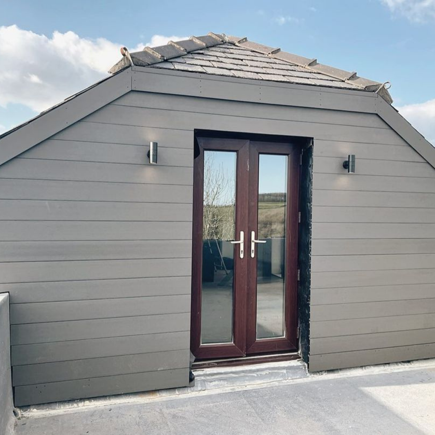 Stone Grey Composite Cladding Board - Explorer | EnviroBuild